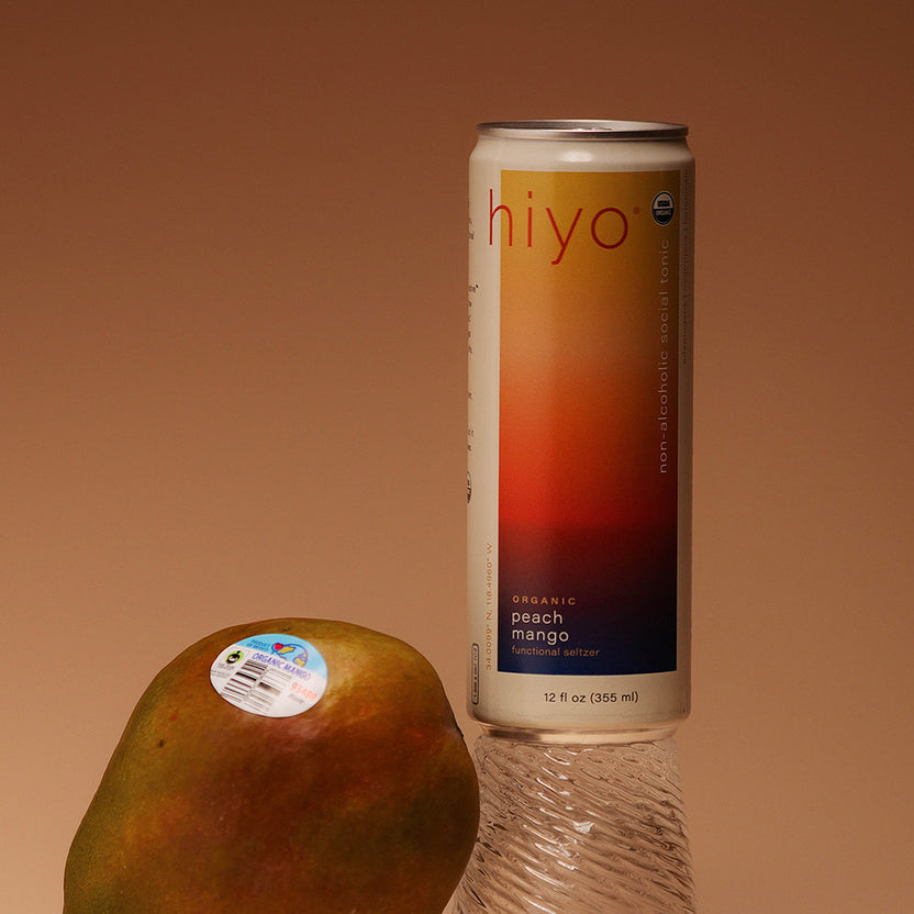 hiyo social tonics variety pack, 12-pack (12oz.) non-alcoholic seltzers