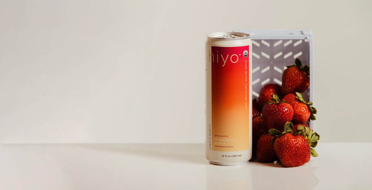 hiyo variety pack, non-alcoholic functional seltzers, 12-pack (12oz.)