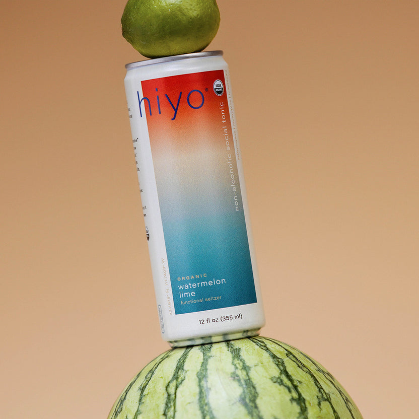 hiyo variety pack, non-alcoholic functional seltzers, 12-pack (12oz.)